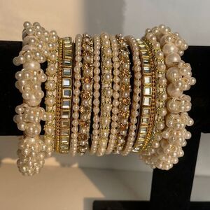 Jewelry | Bukhari Jewelry Pakistani Designer Gorgeous Gajra Bangle Set ...